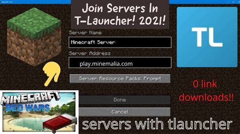 How To Play In Servers With Tlauncher Minecraft Easy Method Youtube