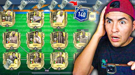 LA MEJOR PLANTILLA Del FIFA MOBILE 140 DE GRL REACCIONANDO A Las