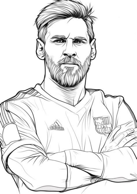 Desenhos De Lionel Messi Para Colorir Mundo Colorir Desenhos