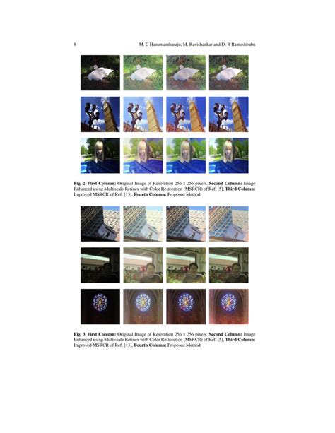 natural color image enhancement based on modified multiscale retinex algorithm and performance