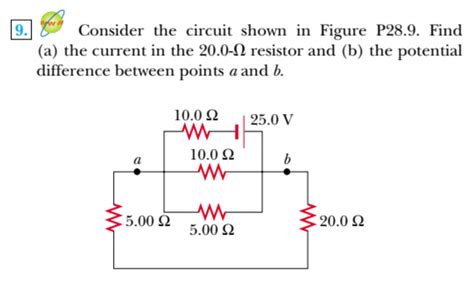 9 2 Consider The Circuit Shown In Figure P28 9 Find A The Current