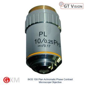 10X Plan Achromatic Infinity Phase Contrast Microscope Objective 8435 GXM