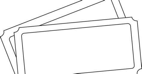 Train Ticket Coloring Page Coloring Pages