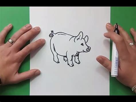 Como Dibujar Un Cerdo Paso A Paso How To Draw A Piglet Youtube