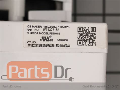 W Whirlpool Refrigerator Ice Maker Assembly Parts Dr