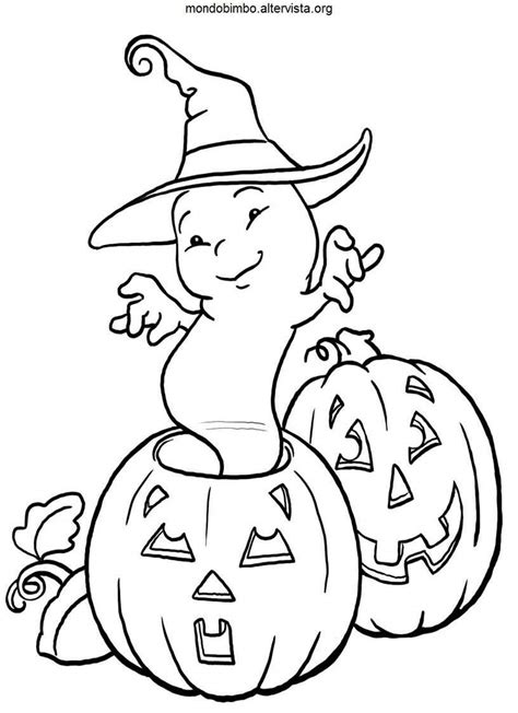 Disegno Halloween Colorare Cinque