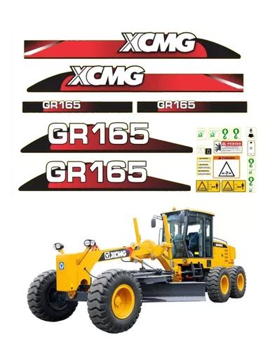 Kit Adesivos Motoniveladora Para Xcmg Gr165 17559 Parcelamento Sem Juros