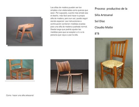 Calaméo Como Hacer Una Silla Artesanal