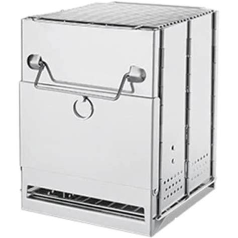 Barbecues à Charbon de Bois BBQ Réchaud en Acier Inoxydable Portable