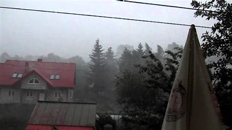 Burza Wet Microburst Sanok 8 07 11 HD YouTube