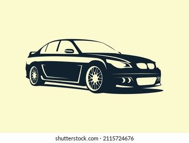 Bmw Car Silhouette Vector