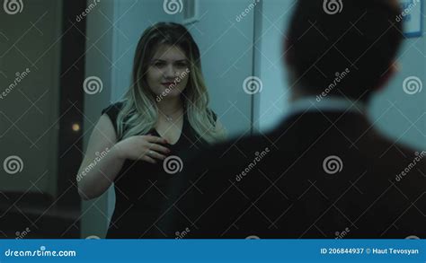 Girl Seduces Handsome Man Stock Video Video Of Girl 206844937