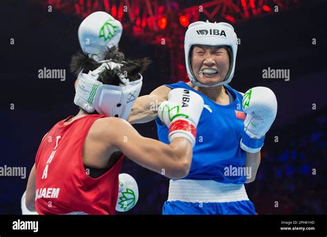 New Delhi India Th Mar China S Yang Liu R Competes With