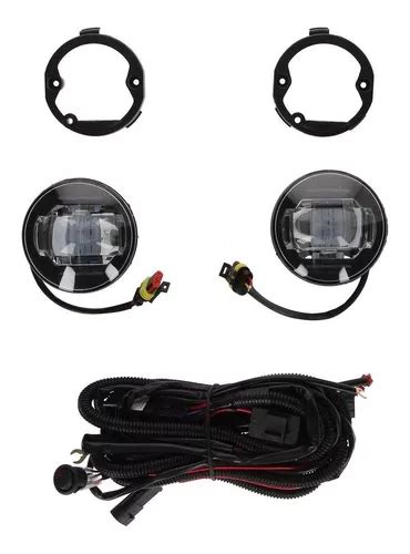 Kit Faro Auxiliar Led Con Lupa Y Luz Diurna Drl Renault