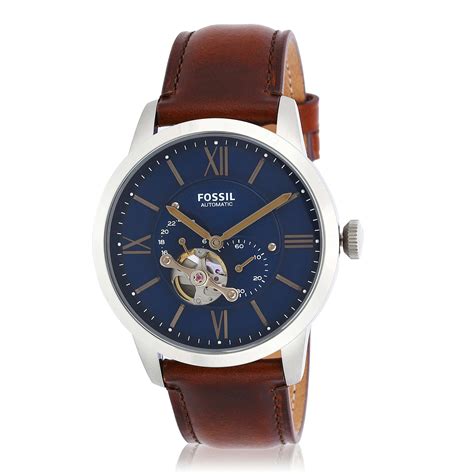 Reloj Townsman Automático Cuero Fossil