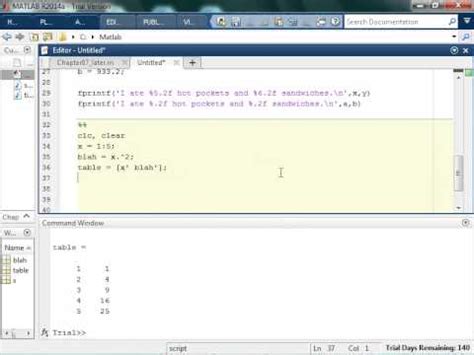 Using Fprintf Statements For Numbers In Matlab YouTube