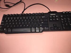 Genuine Dell L100 Sk 8115 RT7D50 Black Keyboard 105 Key USB Wired US