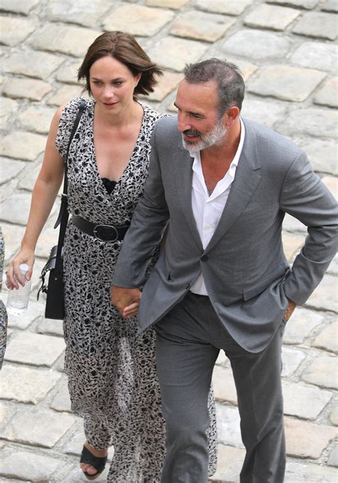 Photo Jean Dujardin et sa femme Nathalie Péchalat lors de la