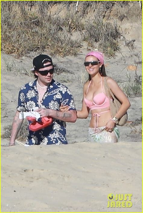 Selena Gomez BFF Nicola Peltz Share Big Hug During Beach Day In Cabo
