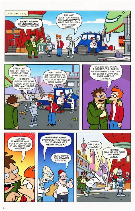 Read Online Futurama Comics Comic Issue 54