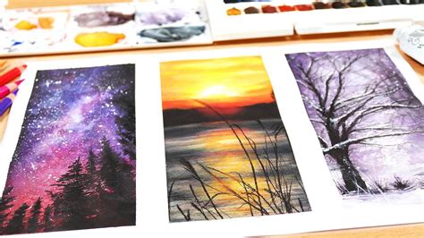 Easy Watercolor Paintings For Beginners Youtube