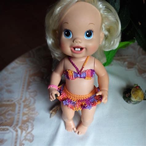 Baby Alive Doll Clothes Inch Piece Swimsuit Bikini Etsy