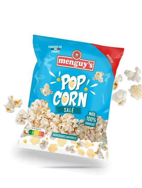 Popcorn éclaté salé Menguy s