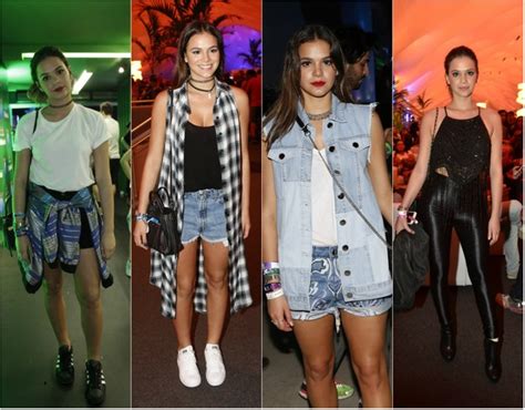 EGO Relembre Os Melhores Looks Das Famosas Durante O Rock In Rio 2015