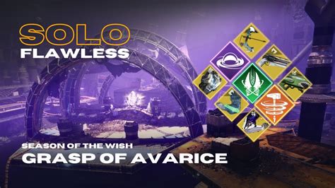 Solo Flawless Dungeon Grasp Of Avarice Multi Subclass Titan