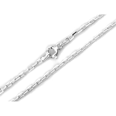 Srebrny łańcuszek 925 męski splot ankier 55 cm