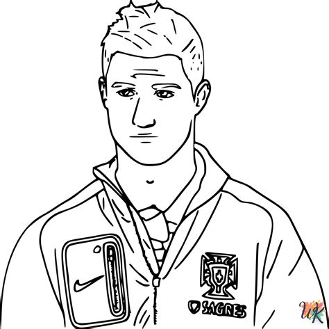 22 Disegni Cristiano Ronaldo Da Colorare Disegnidacolorarewk