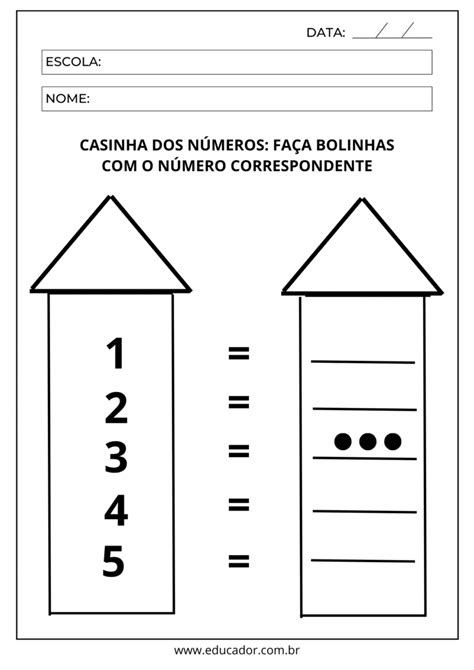 Atividades De Matem Tica Para Educa O Infantil Educador