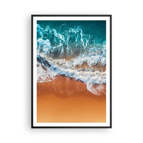 Obraz Plakat Zawsze w parze 70x100cm Krajobraz Morze Plaża