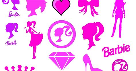 Digitalfil Barbie Svg Cut Files Silhouette Clipart Vinyl Files Vector