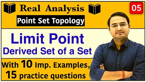 limit point of a set real analysis derived set of a set point set topology 5 youtube