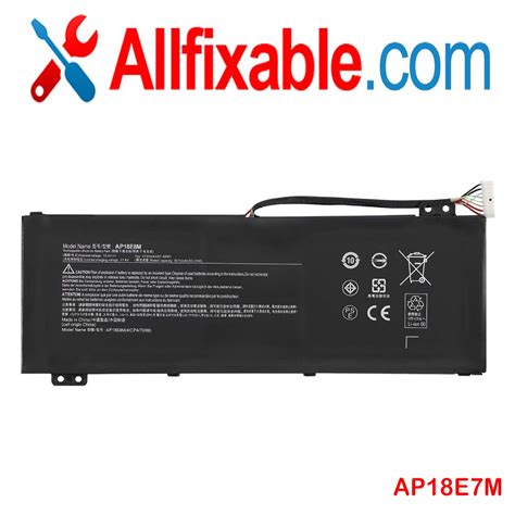 Acer Nitro 5 AN515 43 AN515 45 AP18E7M AP18E8M 15 4V 4 Cells 3720mAH