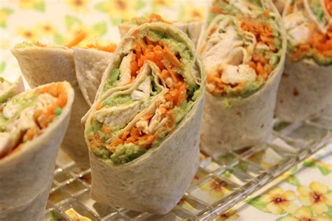 Wraps Avocat Poulet Carottes Eva Cuisine