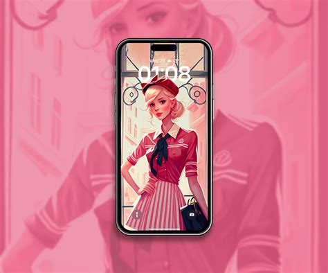 Preppy Girl Pink Wallpapers Aesthetic Pink Preppy Wallpaper