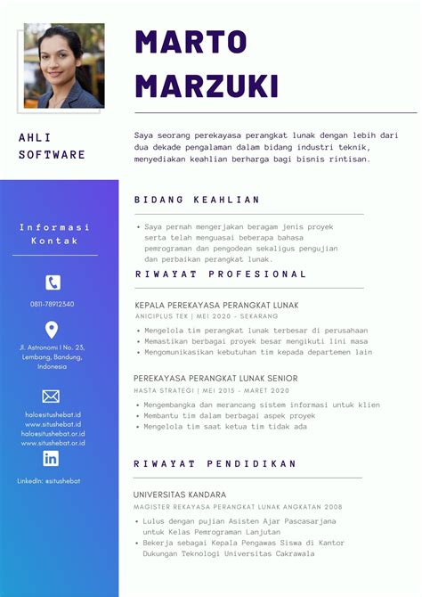 Inspiratif 11 Contoh Cv Operator Produksi Yang Menarik Terlengkap
