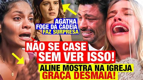 TERRA E PAIXÃO Graça é ABANDONADA NO ALTAR em casamento Caio APÓS