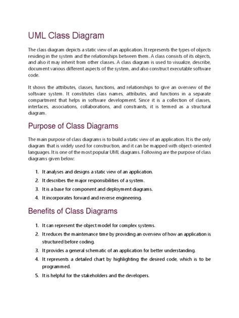 chap4 uml class diagram pdf class computer programming method computer programming
