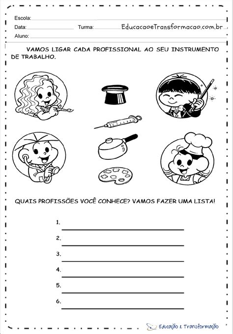 Atividades Do Dia Do Trabalho Educação Infantil Trabalhador Esforçado