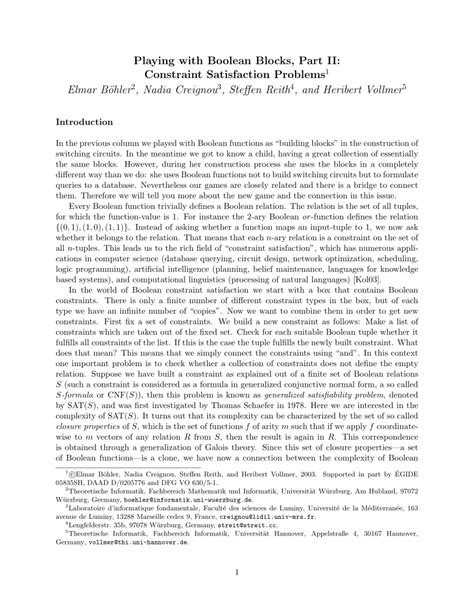 pdf playing with boolean blocks part ii constraint satisfaction problems1