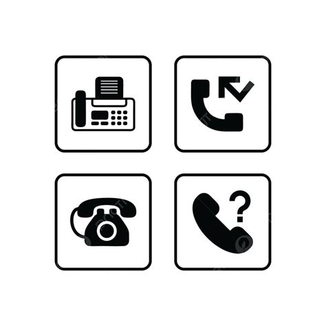 Icono De Tel Fono Vector Llamada Telef Nica Png Tel Fono