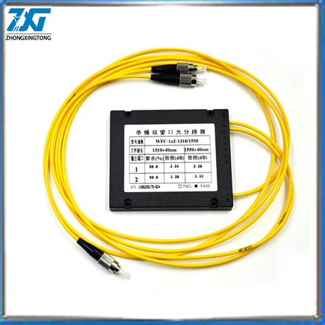 Plc Fiber Optical Splitter Single Mode With Connector For Ftth Fc Plc