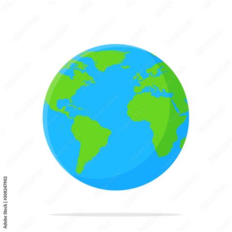 World Map Globe Cartoon Stock Vector Image Art Alamy Off