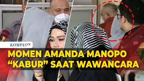 Artis Amanda Manopo Kabur Saat Diwawancara Wartawan Usai Jalani