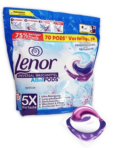 LENOR Kapsułki do prania All in 1 Pods APRILFRISCH uniwersalne 70