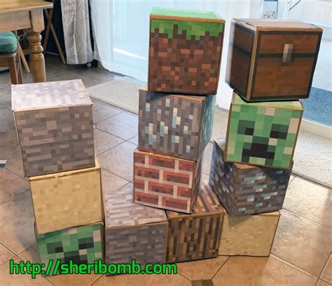 Minecraft Printable Blocks