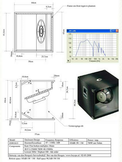 Skema Box Subwoofer Inch Model Esw Mantap